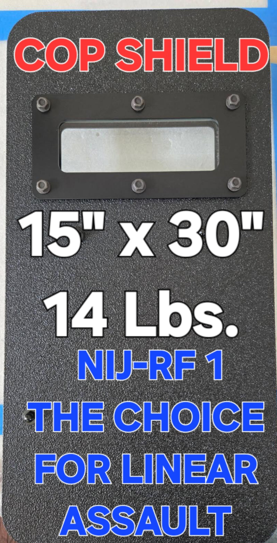 COP Rifle Shield with View Port | Jersey Tactical – Jersey Tactical ...